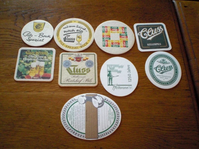 BIERDECKEL BRAUEREI Bier Cluss Heilbronn 9 verschiedene EUR 1,00 ...