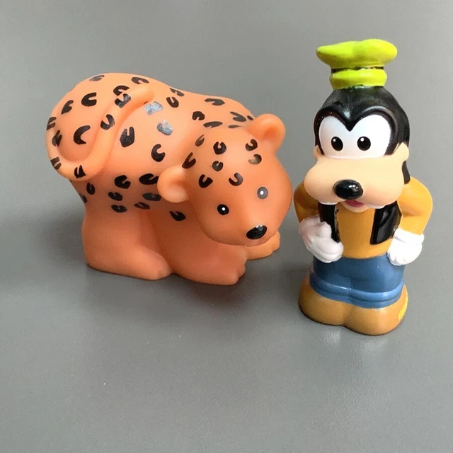 FISHER PRICE LITTLE People Noah’s Ark Leopard &Disney Magic Kingdom ...