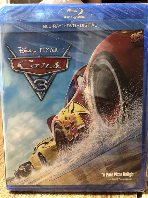 CARS 3 (BLU-RAY + DVD + Digital-Expired,2017) Neuf dans WS, Disney, Owen Wilson EUR 8,42 ...