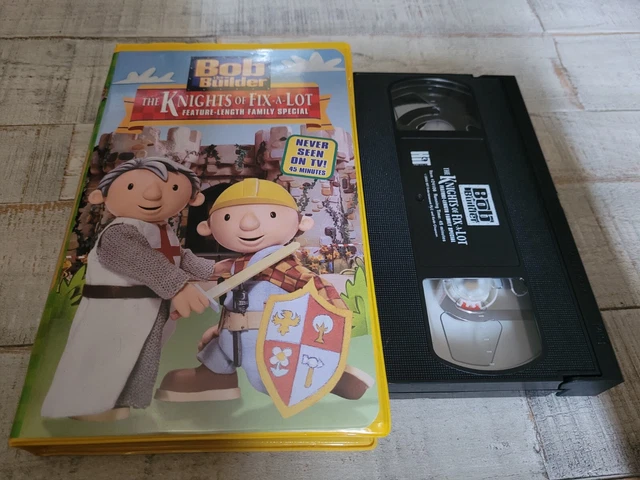 BOB THE BUILDER - The Knights of Fix-A-Lot (VHS, 2002) $16.00 - PicClick CA