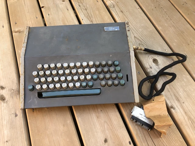 VINTAGE MECHANICAL KEYBOARD made in 1967 ICT $52.00 - PicClick CA
