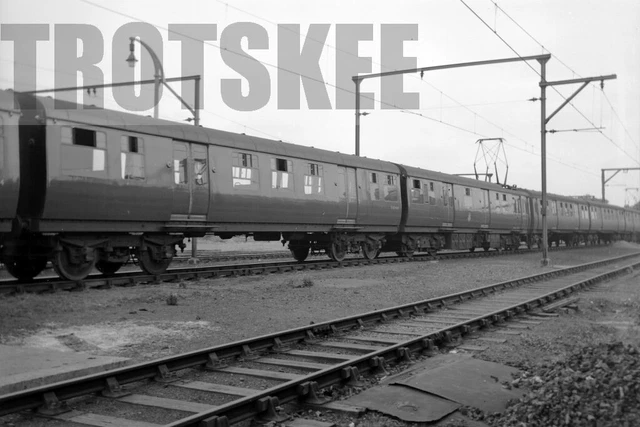 LARGER NEGATIVE BR British Railways Electric EMU Class 306 E65464 1954 ...