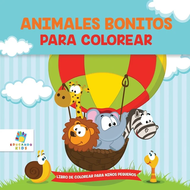 ANIMALITOS BONITOS PARA Colorear Libro de Colorear para Niños Pequeños Kids Buch EUR 14,49 ...