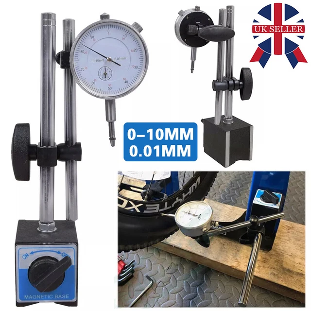DIAL TEST INDICATOR-DTI Gauge with Magnetic Base Stand Clock Gauge TDC ...