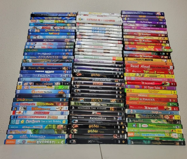 LOT OF 100 DVD’s Kids & Family Children's Baby Care Bears Duck Tales $72.81 - PicClick CA