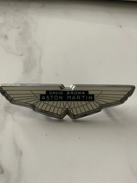 ASTON MARTIN DAVID Brown Bonnet Badge ‘circa 1968’ £104.72 - PicClick UK