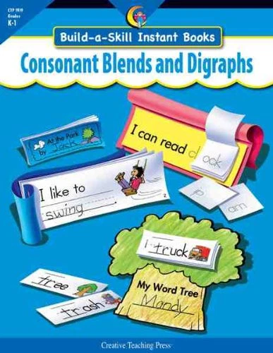 CONSONANT BLENDS & DIGRAPHS, BUILD-A-SKILL INSTANT BOOKS By Kim Cernek ...