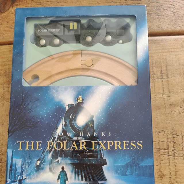 RARE BRIO TOM Hanks The Polar Express DVD and Train Gift Set Complete £ ...
