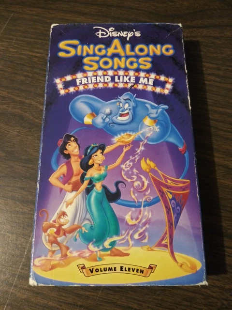 DISNEY SING ALONG Songs - Friend Like Me (VHS) EUR 6,64 - PicClick FR