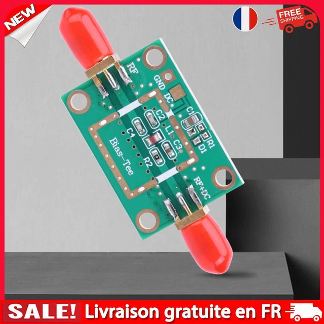 # 10MHZ-6GHZ RF Bias Tee DC 1-50V DC Blocker RF DC Isolator for Ham ...