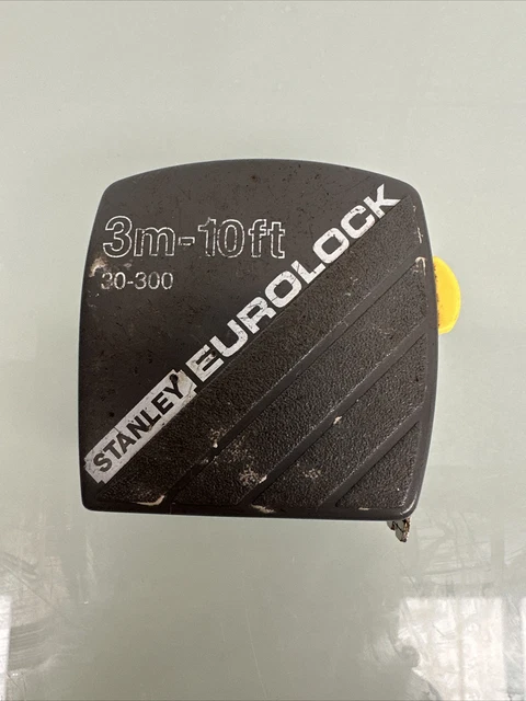 STANLEY 30-300 EUROLOCK 3M Loft Tape Measure £7.99 - PicClick UK