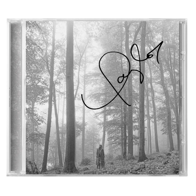 TAYLOR SWIFT FOLKLORE Signed CD Cover Album In The Trees Limited Edition EUR 69,74 - PicClick FR