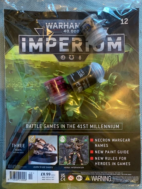 WARHAMMER 40K IMPERIUM Magazine #12 Agrax Earthshade, Screamer Pink ...