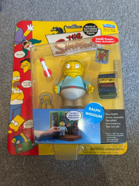 THE SIMPSONS PLAYMATES Wos Action Figure - Series 4 - Ralph Wiggum ...