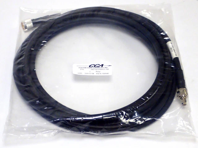 TIMES MICROWAVE 5M Ultra Flex Lmr-400Uf Rf Antenna Coaxial Cable N-Sma ...