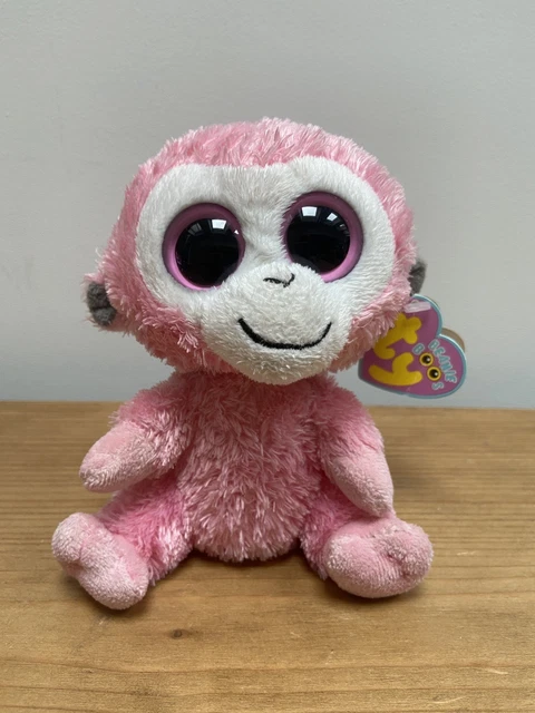TY BEANIE BOOS Sherbet the Monkey 2009 Plush Soft Toy | 6" with Purple ...