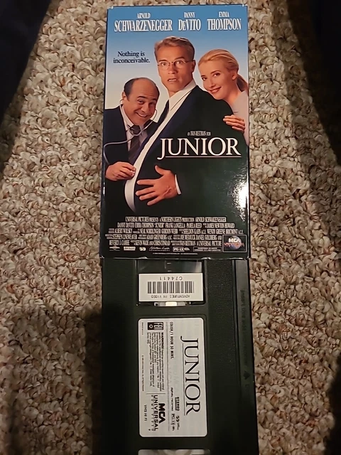 JUNIOR VHS 1994, 1998 Arnold Schwarzenegger Danny DeVito $4.00 - PicClick