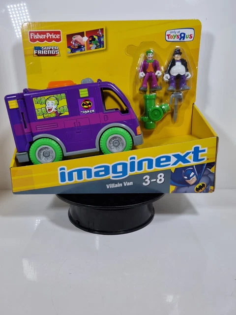 FISHER PRICE IMAGINEXT DC Purple JOKER VILLAIN VAN New/sealed £64.99 ...