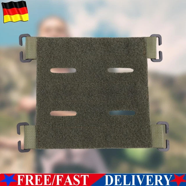 MINI PATCH BOARD Molle Patch Panel Tactical Molle Strips Hook Loop ...