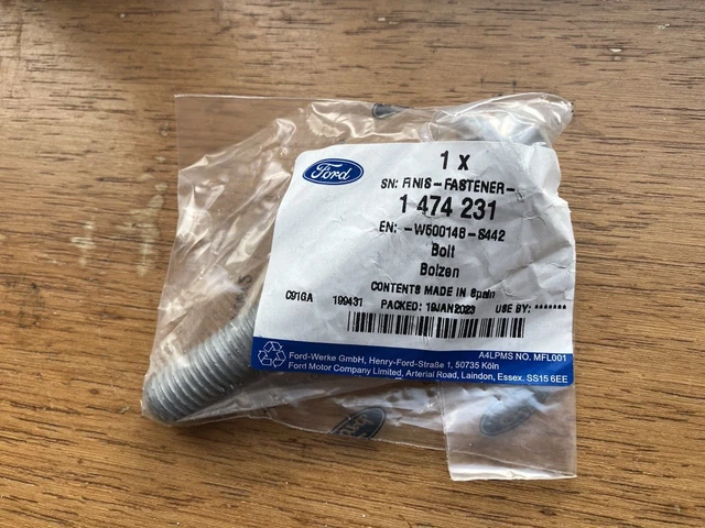 GENUINE FORD BOLT 1474231 2002-2008 Fiesta ST150 Front Control Arm Bolt ...