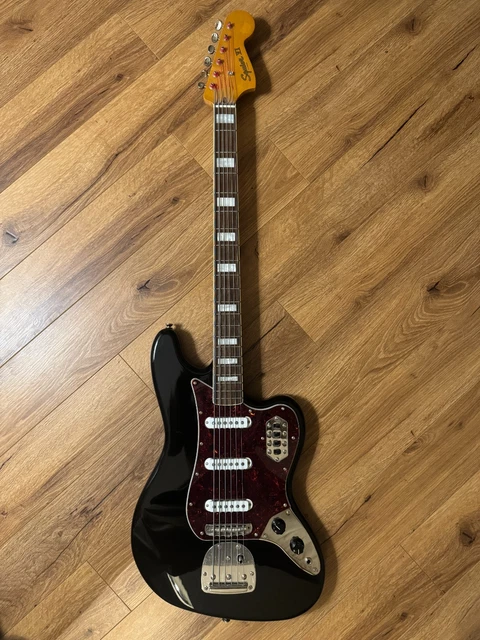 SQUIER BASS VI Electric Bass Guitar Six-String black classic vibe £330. ...