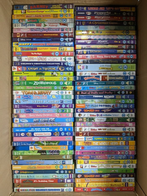 HUGE CHILDREN'S PRE-SCHOOL DVD Bundle / Random Compilation / Collection ...