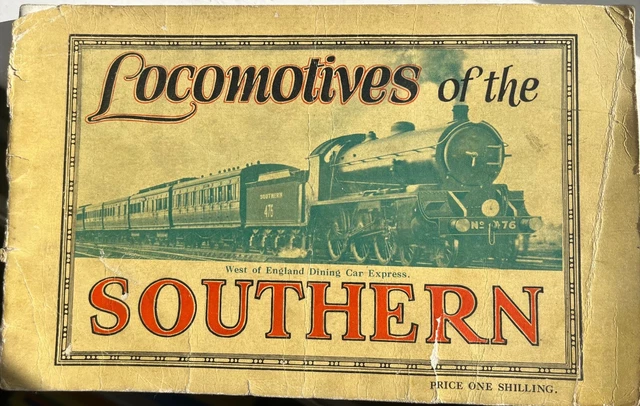 LOCOMOTIVES OF SOUTHERN Railway 1925 Original by Locomotive Publishing ...