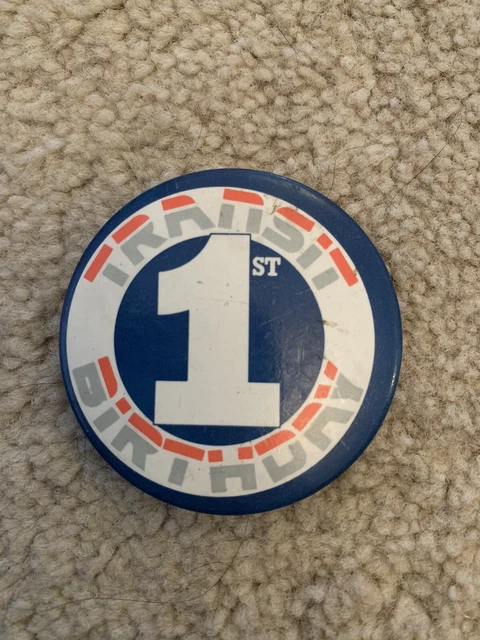 FORD TRANSIT 1ST Birthday Badge. 1980’s £0.99 - PicClick UK