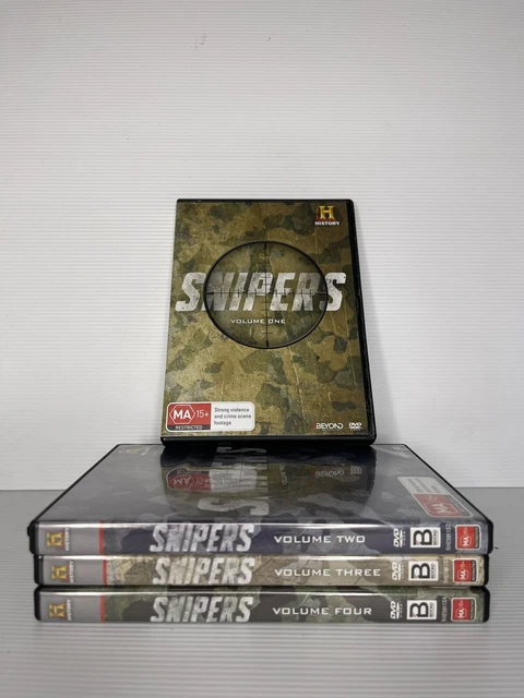 SNIPERS COMPLETE COLLECTION Volumes 1 2 3 4 DVDs - History Channel $25. ...