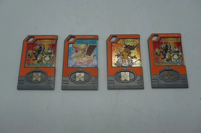 4 X DIGIMON - Digital Monsters Plate Files - DDP Chips - Great ...