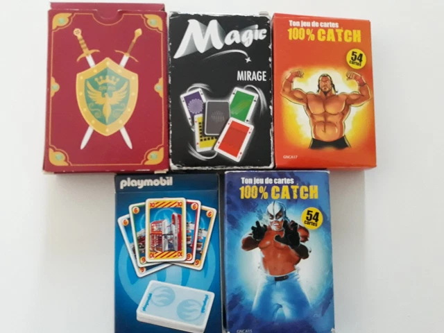 LOT DE 5 Paquets de Cartes catch et autres EUR 15,00 - PicClick FR