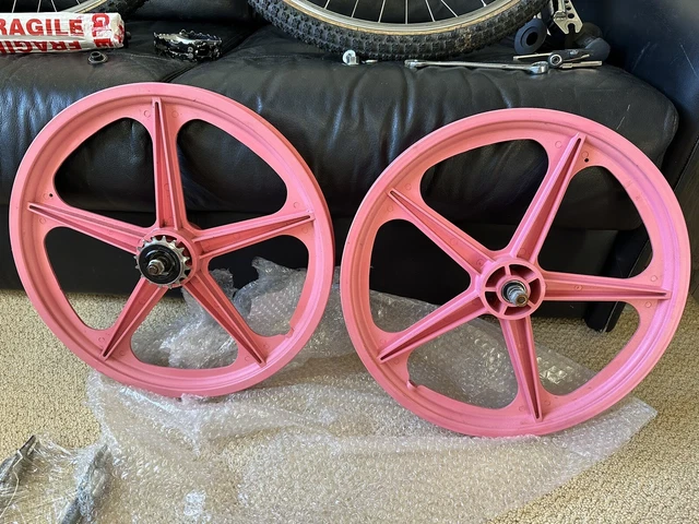 OLD SCHOOL BMX Skyway Pink Wheels Shimano Freewheel Included 20” £95.00 ...