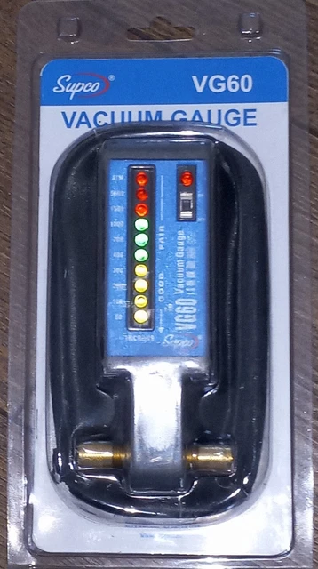 SUPCO VG60 HVAC Vacuum Gauge NEW $111.00 - PicClick