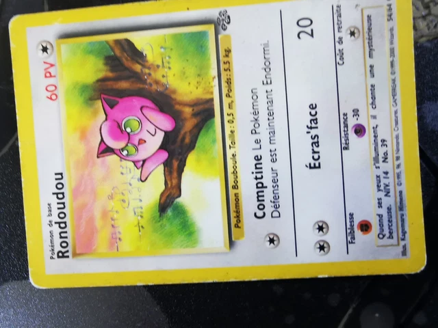 CARTE POKÉMON RONDOUDOU rare set de base édition 1 EUR 5,00 - PicClick FR