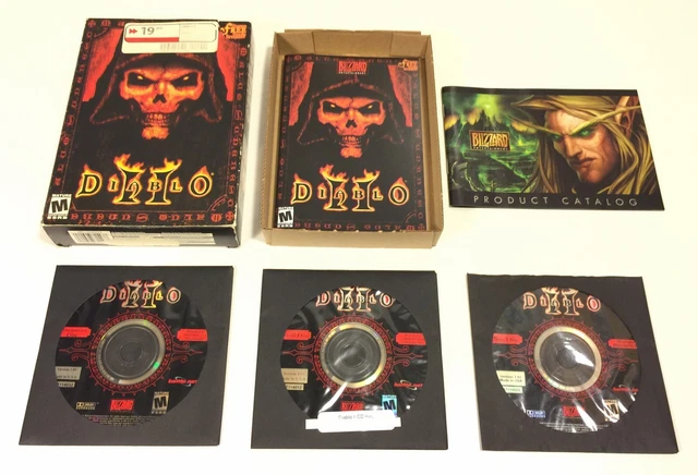DIABLO 2 - PC Game CD-Rom 2000 - Windows 2000/98/95/XP - Complete $11. ...
