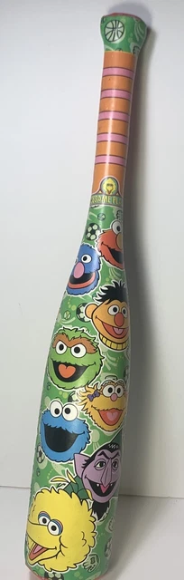 2006 SESAME PLACE Soft Baseball Bat Very Rare Sesame Street Hollow ...