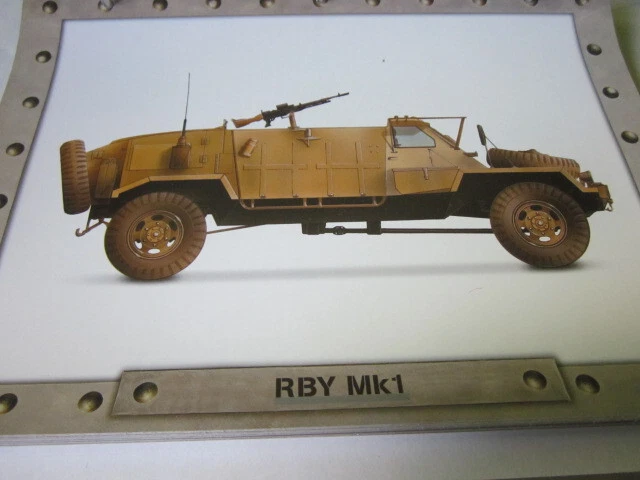RADPANZER TYPENBLATT RBY Mk 1 Israel 1975 Aufklärungsfahrzeug EUR 3,99 ...