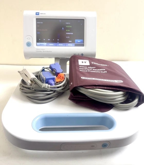 HILLROM WELCH ALLYN 74Cx Connex Colour Touchscreen Monitor & Desk Top ...