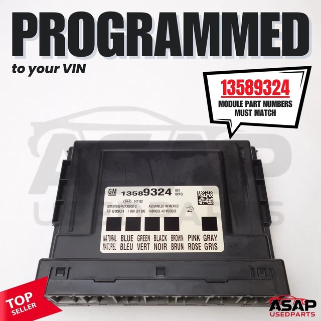 💡 VIN PROGRAMMED Plug & Play Bcm Bcu Gm Buick Cadillac Chevrolet Gmc ...