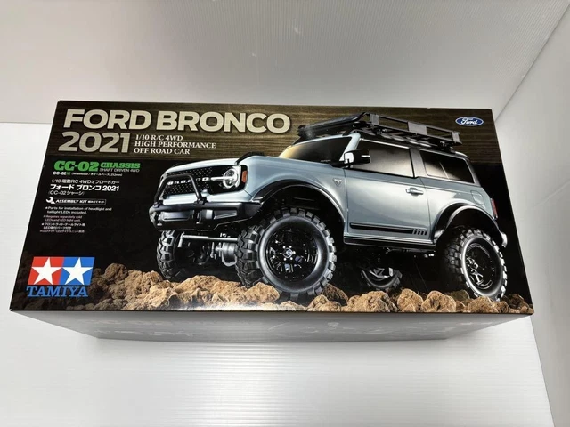 TAMIYA 1/10 RC Ford Bronco 2021 4WD CC-02 Chassis Off-Road Kit New £326 ...