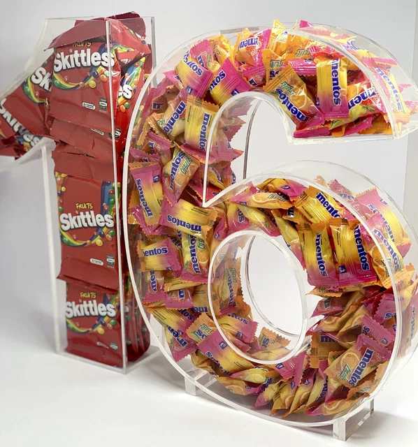 ACRYLIC FILLABLE NUMBERS - 16 - 28cm $100.00 - PicClick AU