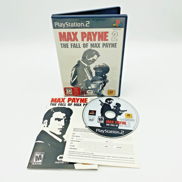 MAX PAYNE 2: The Fall Of Max Payne (PlayStation 2 PS2) Complete w ...
