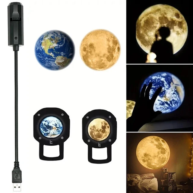 USB CEILING MOON Earth Projection Atmosphere Light £6.49 - PicClick UK
