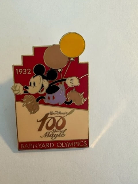 M&P MICKEY MOUSE Barnyard Olympics 100 Years of Magic 1932 Disney Pin ...