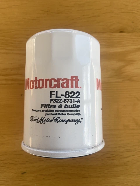 FORD MOTORCRAFT OIL Filter NOS Part Numbers FL-822 3803268 F32Z-6731-A ...
