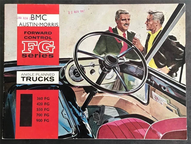 BMC AUSTIN MORRIS FG Series Sales Brochure OCT 1967 #BMC190 360 420 550 ...