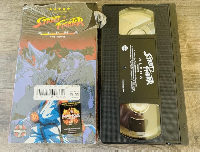 STREET FIGHTER ALPHA The Movie Manga Video Vhs Excellent EUR 5,51 ...