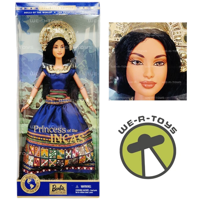 PRINCESS OF THE Incas Barbie Dolls World princess Collection Mattel ...