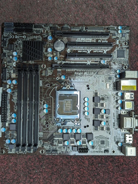 ASROCK Q77M VPRO LGA 1155 Intel Q77 SATA 6Gb/s USB3 xPCIe 3.0 Spares ...