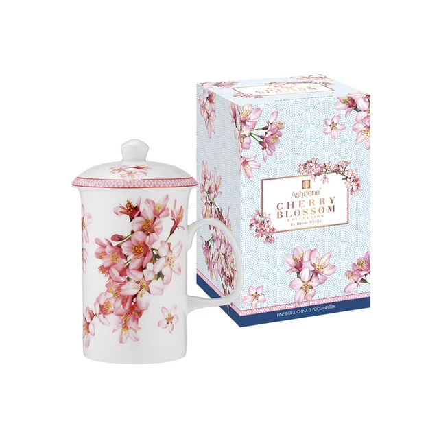 ASHDENE CHERRY BLOSSOM Infuser - Fine Bone China EUR 24,00 - PicClick FR